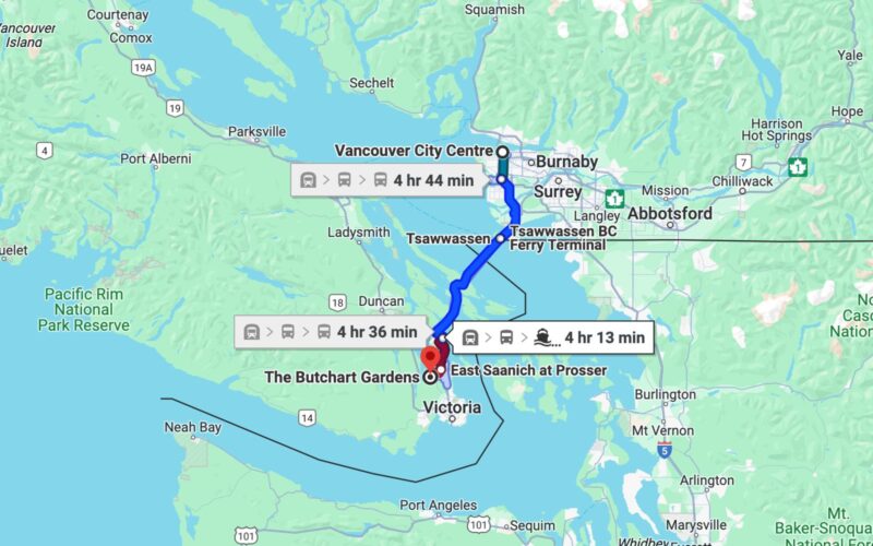 How to Get to Butchart Gardens from Vancouver: A Botanical Escape